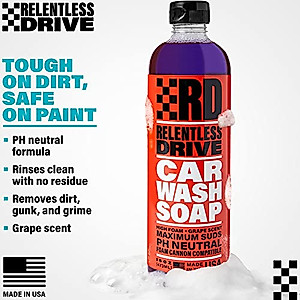 Foam Cannon for Pressure Washer Kit - Car Wash Foam Gun w/Car Wash Soap - Pressure Washer Accessories Soap Cannon