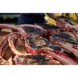 Hardcore Carnivore Black: charcoal seasoning for steak, beef and BBQ (Large Shaker)