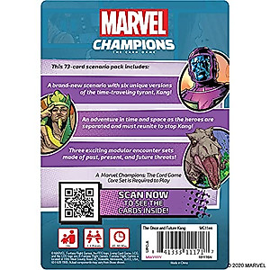 Marvel Champions The Card Game The Once and Future Kang SCENARIO PACK | Strategy Card Game for Adults and Teens | Ages 14+ | 1-4 Players | Average Playtime 45-90 Minutes | Made by Fantasy Flight Games