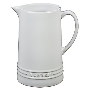 Le Creuset Stoneware Pitcher, 1.6 qt., White