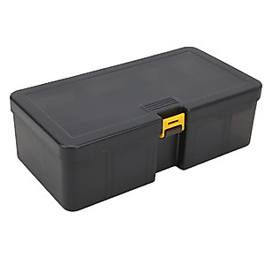 Pilipane Double Layer Waterproof Floating Airtight Stowaway, Fishing Tackle Box, Plastic Tackle Box Organizer with Removable Dividers Storage Lure Box, 3700 Dry Box Storage Kids Tackle Waterproof