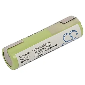 Estry Battery Replacement for HQ6849 HS350 HS355 HS600 T2000 T3000 T600 T6000 T660