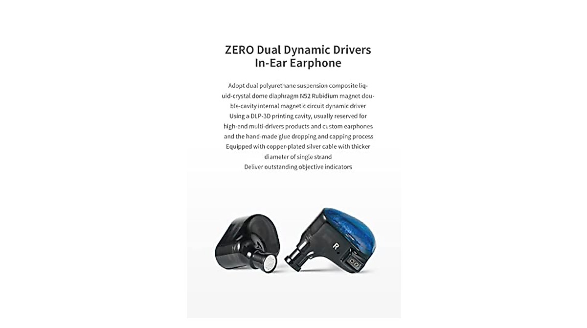 Crinacle Zero Earphones - Dual Dynamic Drivers