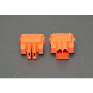 IDEAL Electrical 30-352J 14-12 AWG Luminaire Disconnect, 2-Wire, 6 Amp/600V Max, Orange, Screw Terminal, Screw Connector, Nylon