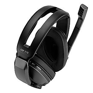 EPOS GSP 370 Wireless Gaming Headset, Black (Renewed)