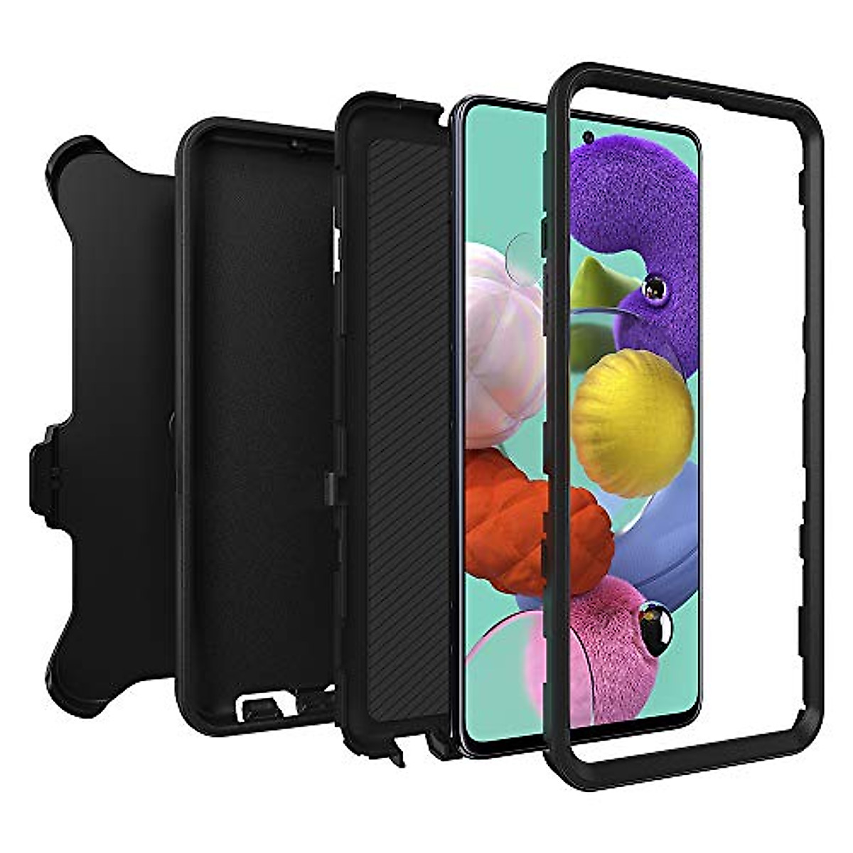 OtterBox DEFENDER SERIES SCREENLESS Case Case for Samsung Galaxy A51 (Non 5G Version) - BLACK