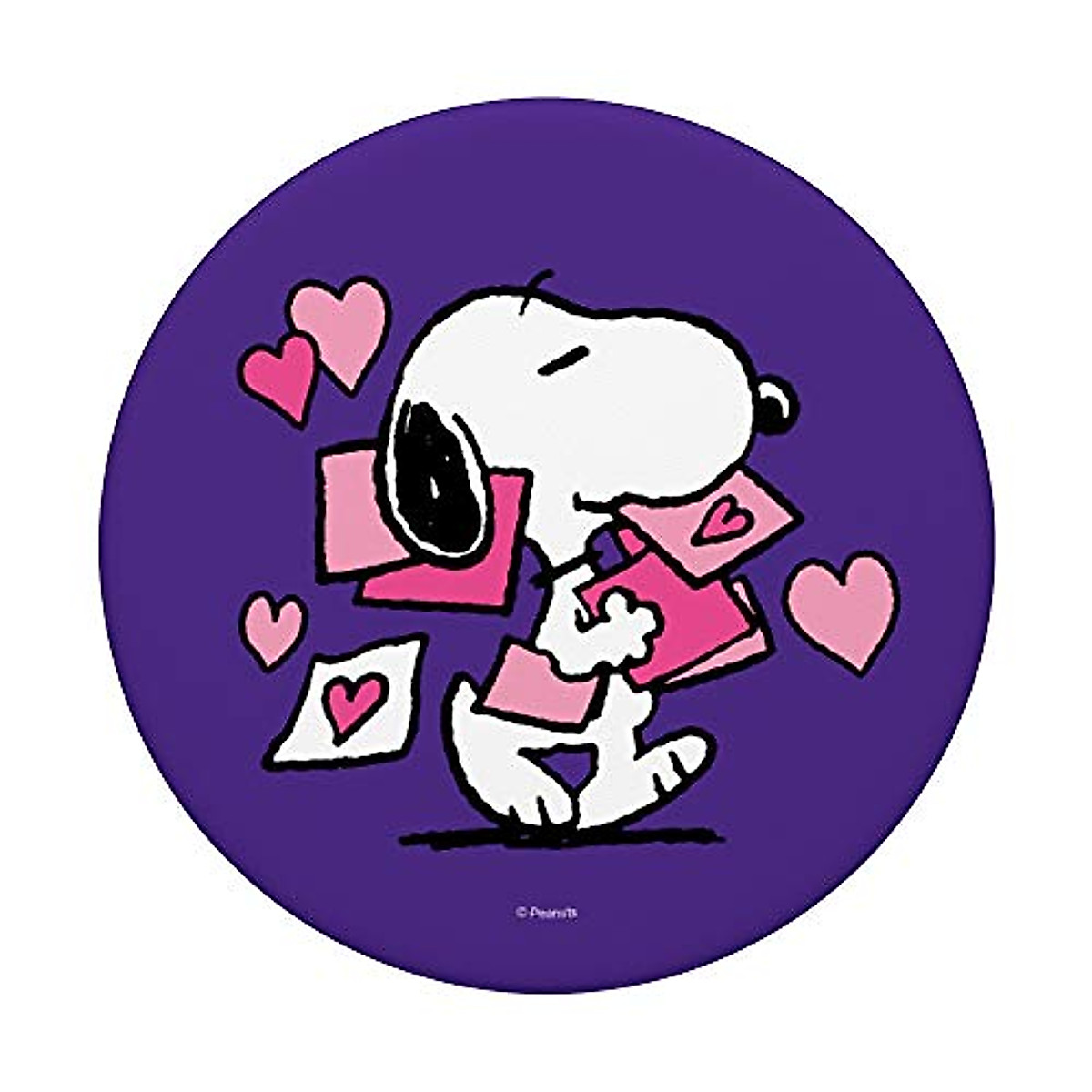 Peanuts Valentines Letter Snoopy PopSockets PopGrip: Swappable Grip for Phones & Tablets