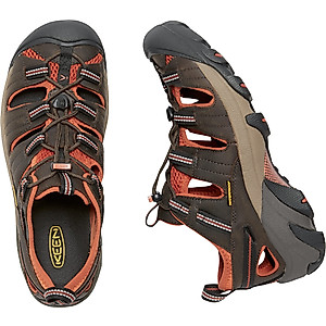 KEEN Men's Arroyo 2 Closed Toe Hiking Sandals, Black Olive/Bombay Brown, 10.5