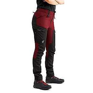RevolutionRace Women’s GP Pants, Durable Pants for All Outdoor Activities, Bison Blood, XS