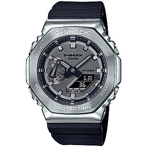 Casio GM-2100-1AJF G-Shock Men's Watch, Metal Cover, Black