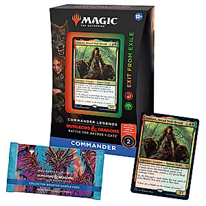 Magic The Gathering Commander Legends: Battle for Baldur’s Gate 4 Deck Bundle – Includes 1 Party Time, 1 Mind Flayarrrs, 1 Draconic Dissent, 1 Exit from Exile