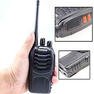 BaoFeng Twin Pack BF-888S UHF FM Transceiver High Illumination Flashlight Walkie Talkie Two-Way Radio