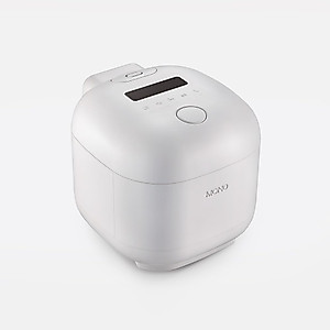 PN Poongnyun Micom Mono 6 Electric Rice Cooker, White, 6 Servings, ETL Certified