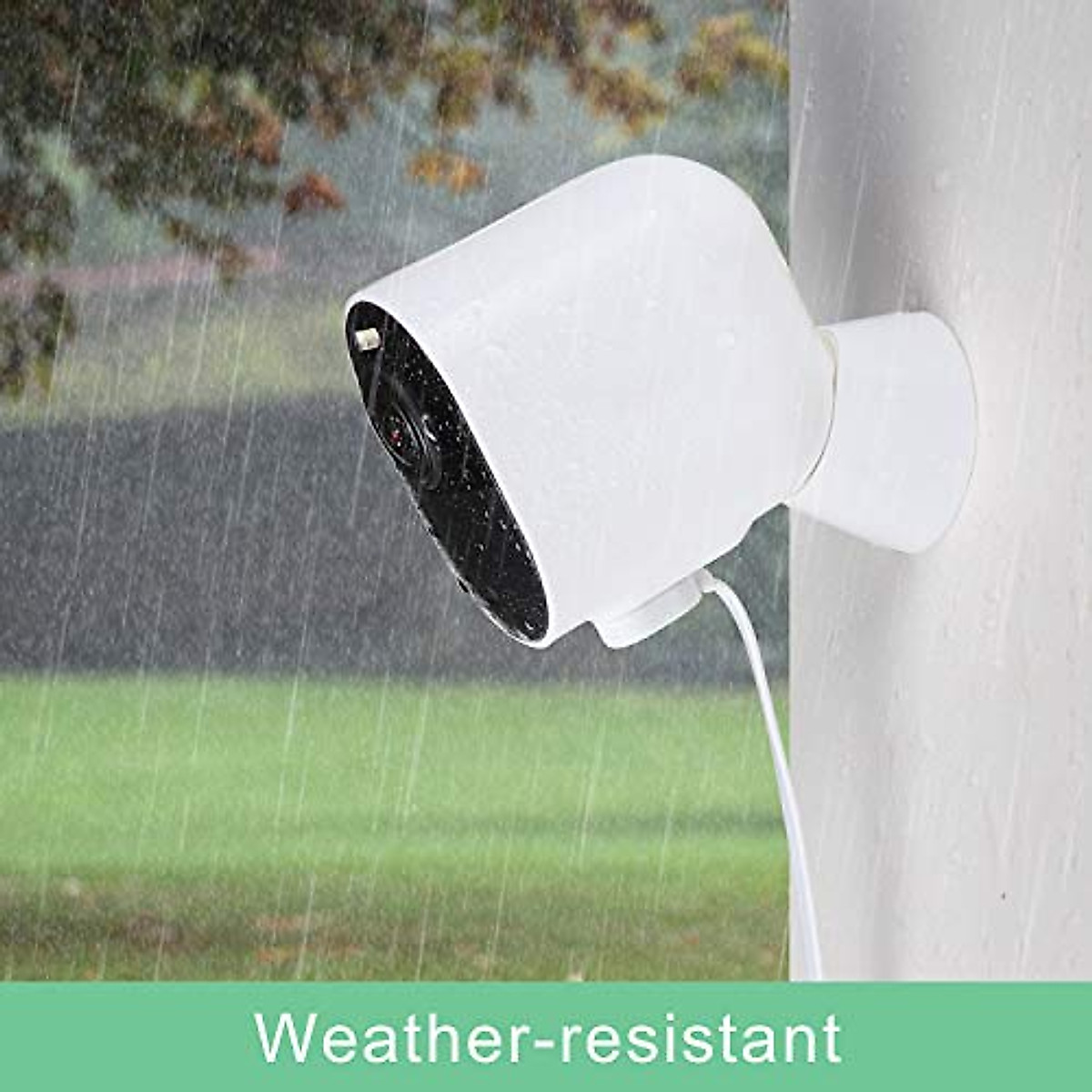 Uogw Charging Cable for Arlo Pro 4/Arlo Ultra 2/Arlo Pro3/Arlo Ultra/, Magnetic Connector, Power Adapter and Power Cable, Weatherproof Outdoor Use- 25ft/7.5M (3Pack,White)