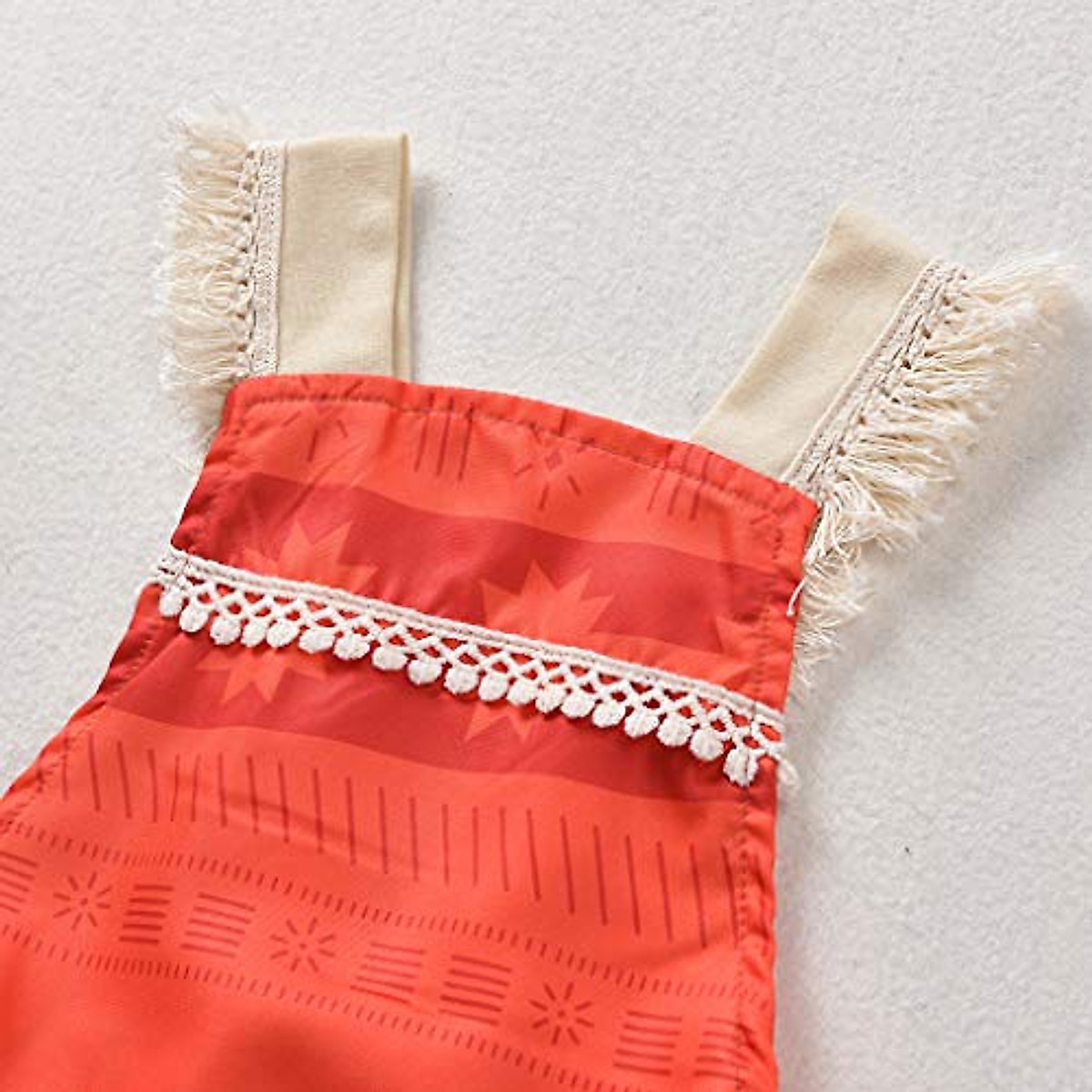 Aalizzwell Infant Romper (Orange, 6-12Months)