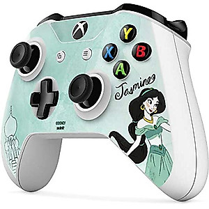 Skinit Decal Gaming Skin Compatible with Xbox One S Controller - Officially Licensed Disney Princess Jasmine Design