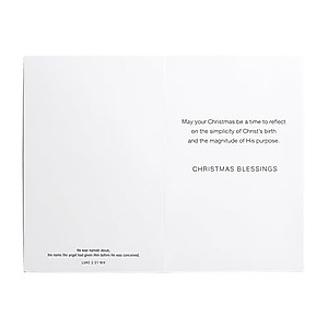 DaySpring - Simply Jesus - 60 Bulk Christmas Boxed Cards (J4794), Multi