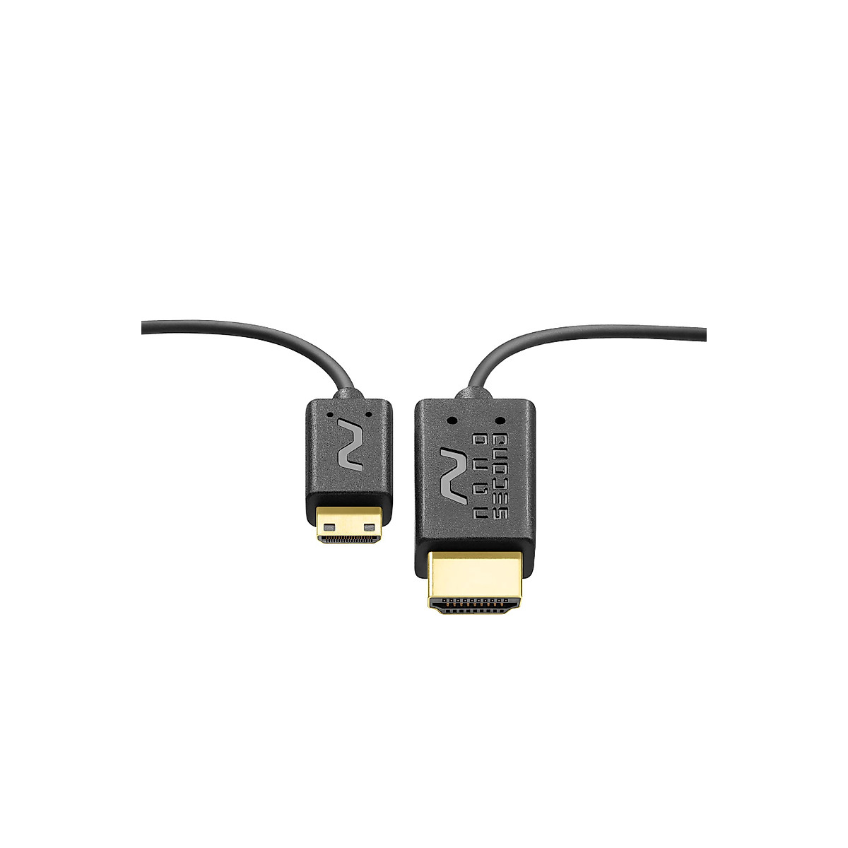 Nanosecond Super Extreme Thin High Speed Mini HDMI Cable (2.6 ft / 0.8 m) - World's thinnest and Most Flexible Mini HDMI Cable