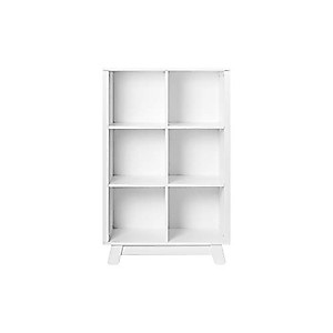 Babyletto Hudson Cubby Bookcase in White