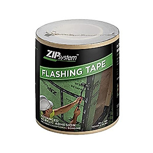 ZIP System Huber Flashing Tape | 6 inches x 75 feet | Self-Adhesive Flashing for Doors-Windows Rough Openings (6" x 75')