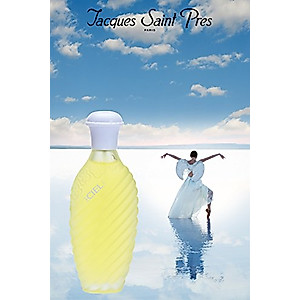 Jacques Saint Pres CIEL - Eau De Parfum for Women- Soft, Powdery Scent - Notes of Vanilla, White Rose, & Different Flowers- Feminine, Exquisite & Delicate- 3.4 Fl Oz