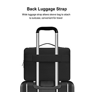 MOSISO Compatible with MacBook Air 13 inch Case 2022 2021 2020 Release A2337 M1 A2179 Retina Display Touch ID, Plastic Hard Shell Case with TPU Bumper&Carrying Sleeve Bag&Keyboard Cover, Black