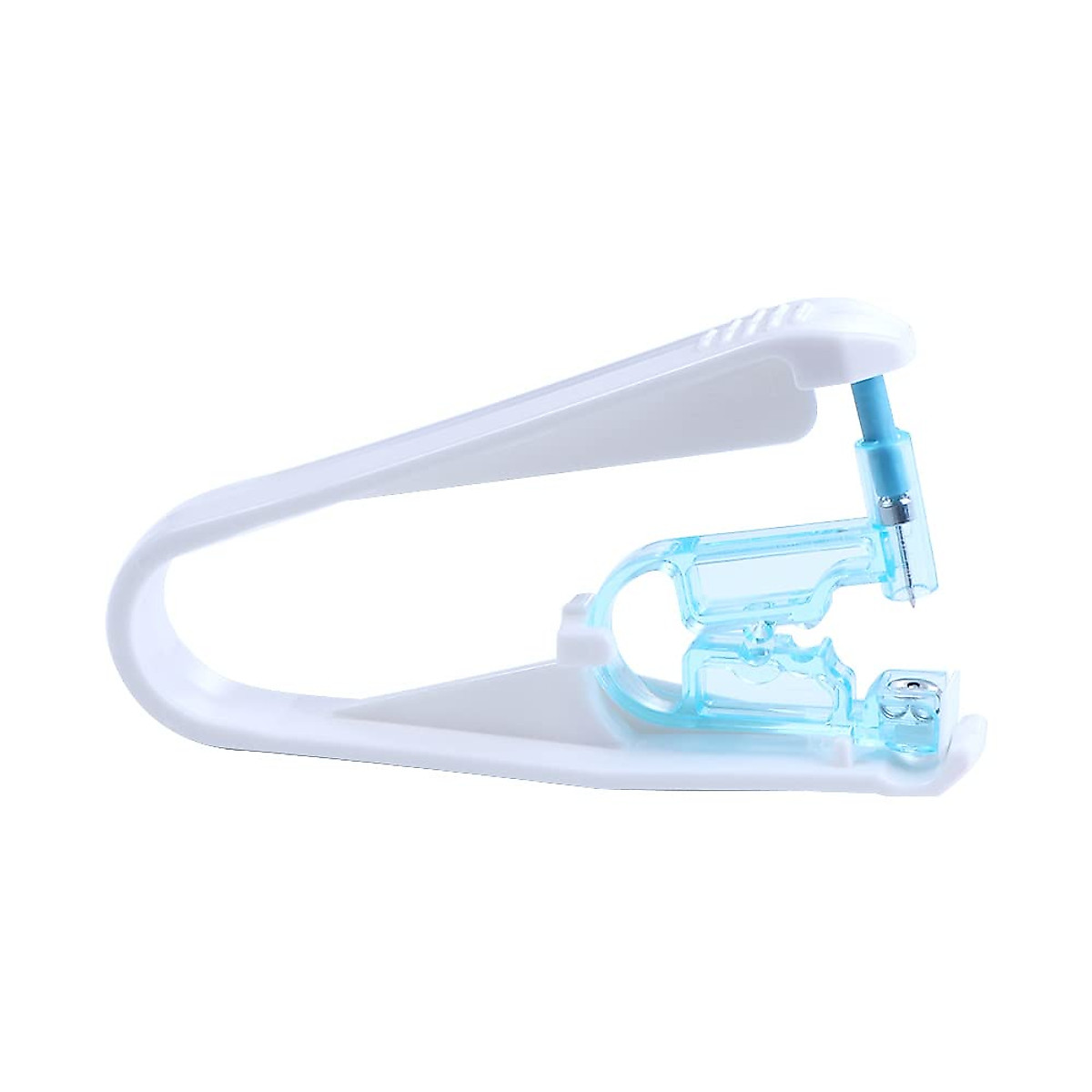 1 pcs Ear Piercing Tool,Disposable Nose Ear Piercing Tool Stainless Steel Ear Piercer Machine for Men Women (C)