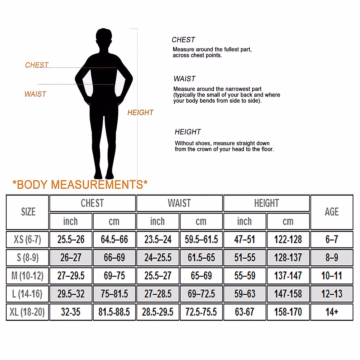 TELALEO Boys' Girls' Long Sleeve Compression Shirts Thermal Fleece Lined Kids Athletic Sports Tops Leggings Baselayer Set L