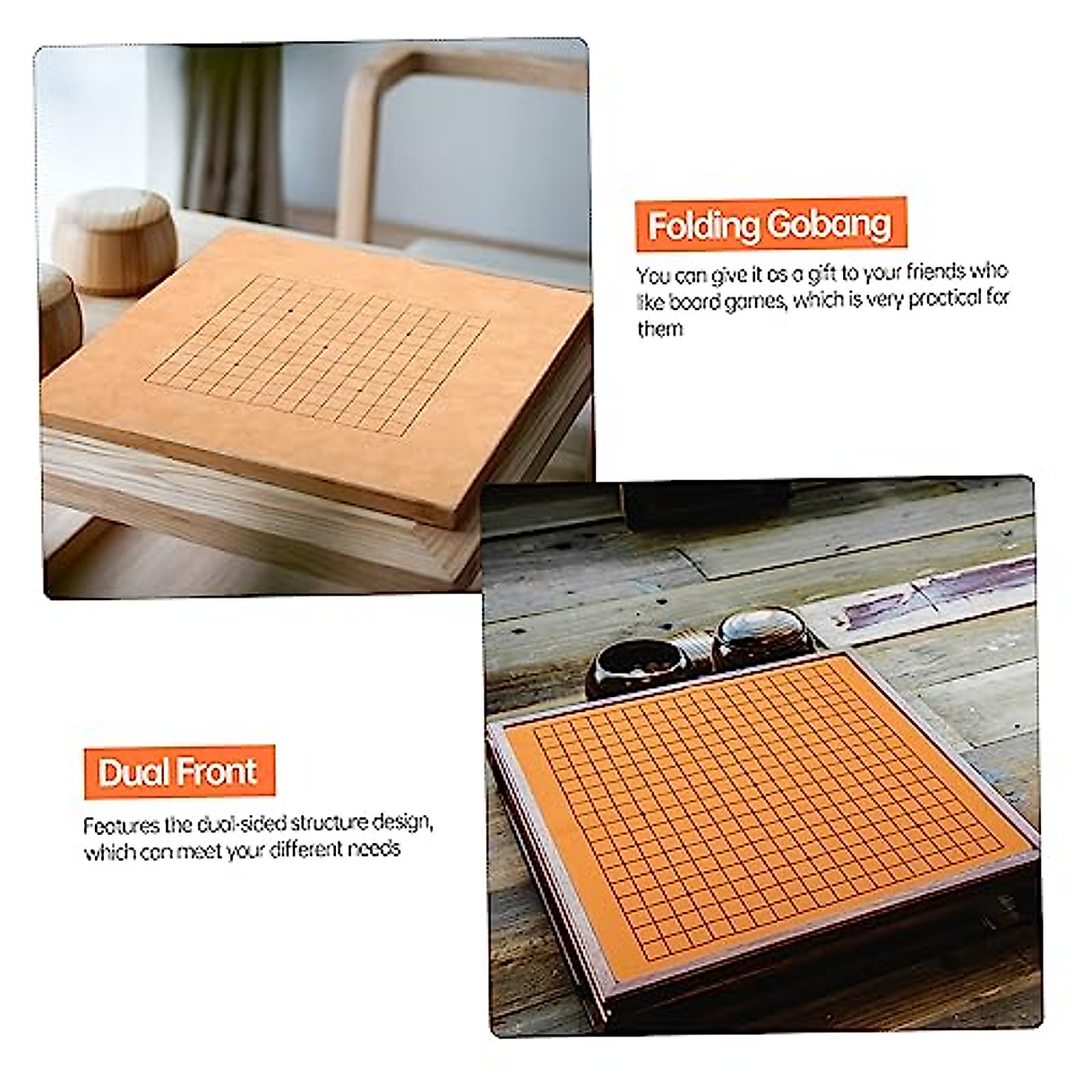 BESPORTBLE 2pcs Checkerboard Travel Accessories China Set Travel Toiletries Chinese Chess Supplies Game Pieces Shogi Board Game Convenient Chessboard Folding Chess Board Chess Game Accessory