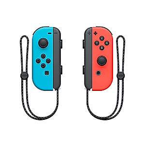 2022 Latest Model Switch OLED Display with Neon Blue Controllers and Dock - 7" 1280 x 720 OLED Touchscreen Display, 64GB Internal Storage,Bluetooth 4.1, 802.11AC WiFi, Ethernet, Type-C Port