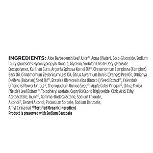 Avalon Organics Shampoo, Smooth Shine Apple Cider Vinegar, 11 Oz (Pack of 6)