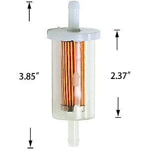695666 Fuel Filter 845125 For MTD Craftsman Troy Bilt Lawn Mower Tractor 691035 5065 5065D 5065K 493629-2PCS