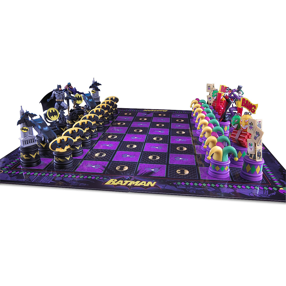 The Noble Collection The Batman Chess Set (The Dark Knight vs The Joker)
