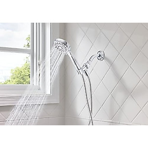 Moen 20016 Ignite Dual Hand Held And Multi Function Shower Head Combo Package With Hose And Diverter, Chrome, 3.75"