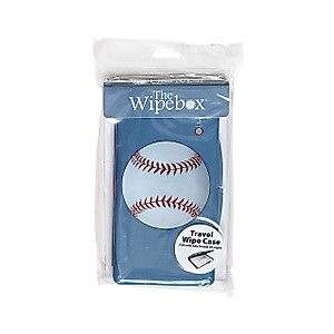 Uber Mom Baseball Wipe Box, Blue