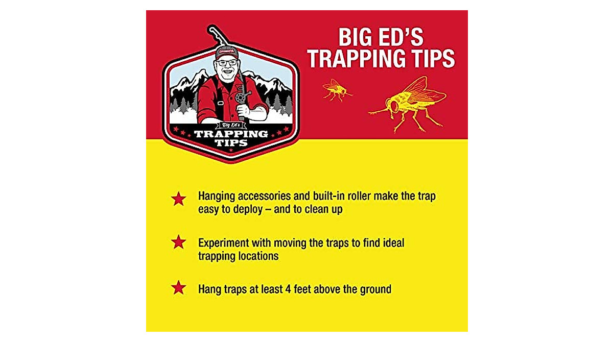 Giant Fly Glue Trap by Catchmaster – 3 Pack, Up to 12 Months Protection