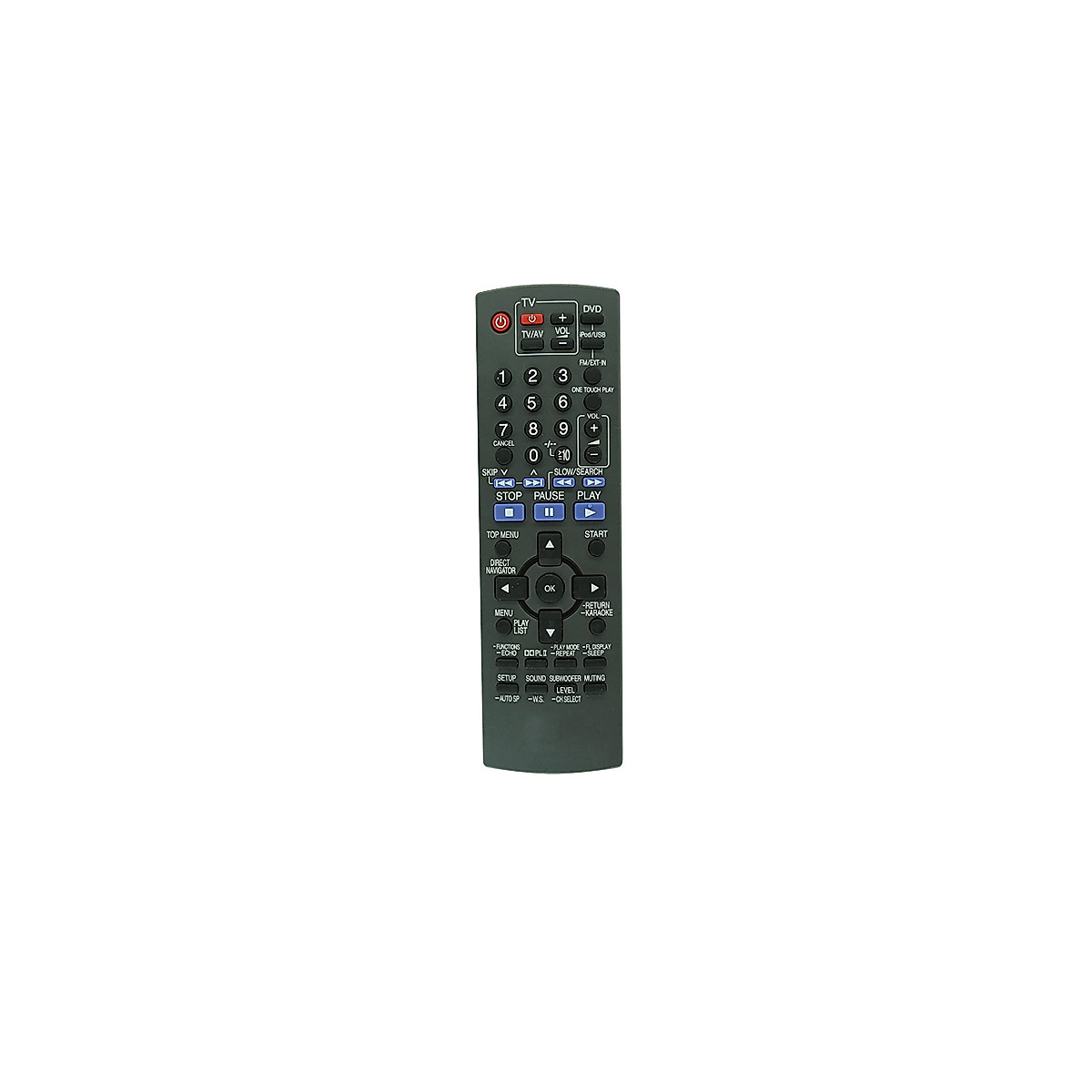 HCDZ Replacement Remote Control for Panasonic N2QAYB000083 N2QAYZ000004 SA-PT650 SC-PT650 SA-PT650P SC-PT650P DVD Home Theater Sound System
