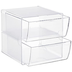 Deflecto Stackable Cube Organizer