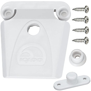 Igloo Cooler Latch with Winged and Single Screw Post, White, Contains UV Inhibitors