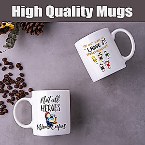 GBHOME Sublimation Mugs Blank, 12 OZ White Ceramic Sublimation Cups, Bulk Mugs for Coffee, Milk, Latte, Hot Cocoa, Set of 6