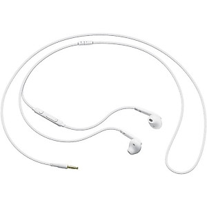 Samsung Eo-Eg920Bw 3.5 Mm Jack in Ear Handsfree Stereo Headphones with Remote and Microphone - White