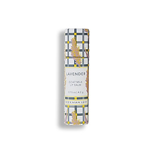 Beekman 1802 Lip Balm, Lavender - Scented - 0.15 oz - With Goat Milk, Vitamin E & Beeswax for Dry, Cracked Lips - Good for Sensitive Skin - Cruelty Free