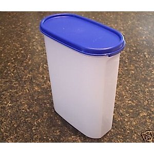 Tupperware MODULAR MATES 9.75c Oval # 4 New Blue Color Recommended