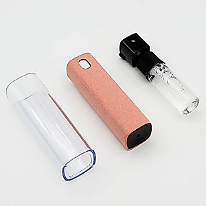 YTT Screen Cleaner, All-in-One Spray & Wipe Cleaner, with Transparent Protective Shell for All Phones, Laptop and Tablet Screens (Pink)