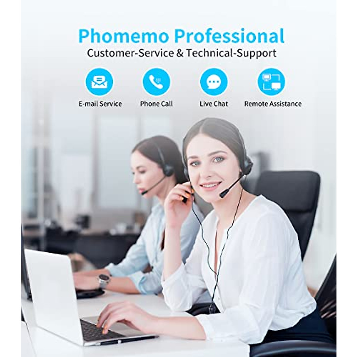 Thermal Label Printer, Phomemo Shipping Label Printer, Thermal Printer for Small Business Compatible with Mac Windows and Chromebook, Widely Used for Amazon, Ebay, Shopify, Etsy, UPS, USPS, FedEx, DHL