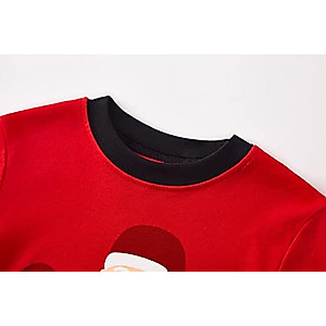 Akyzic Little Boys Girls Merry Christmas Pajamas Sets for Baby Boys Santa Claus Snowman Sleepwear Kids Toddler Boys Long Sleeve Winter PJS Clothes snowman1-6562-4T