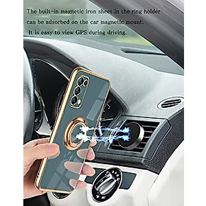 Shockproof Phone Case for Oppo Reno 6 Pro Plus 5g Pink, Oppo Reno 6 Pro Plus Case Holder, Phone Oppo Reno 6 Pro Cases (Snapdragon) Silicone TPU (Oppo Reno 6 Pro Plus 5g, Blue)