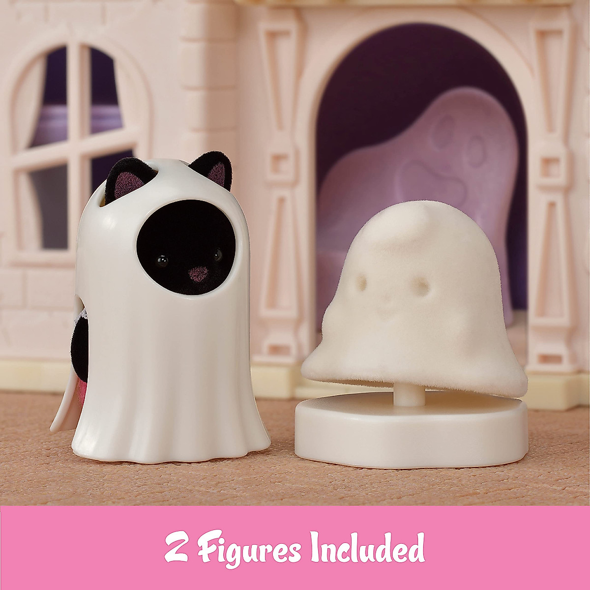 Calico Critters Spooky Surprise House, Dollhouse Playset with Collectible Doll Figures Included