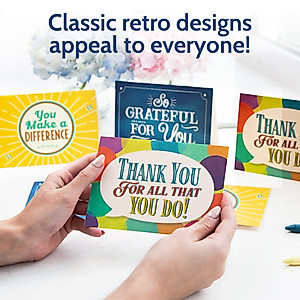 24 Appreciation Cards with Envelopes - Team Gifts, Teacher Gifts Bulk, Volunteer and Employee Appreciation Cards, Gratitude and Encouragement Cards for Nurse Appreciation Week and Staff Appreciation Day - Boxed Set of Thank You Cards Bulk to Say You Make