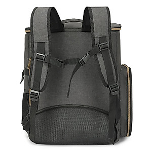 FOXBITE DND Bag - Ultimate Dungeons and Dragons Backpack for Board Game Travel | RPG Dice, Miniature Painting, Tabletop Storage | Dungeon Master Gear, Map Pocket & Foam Tray Organizer